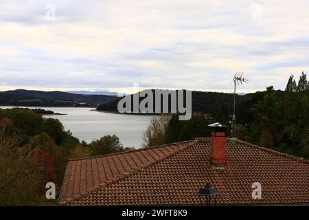 The Ullíbarri-Gamboa Reservoir is located in Álava, Basque Country ...