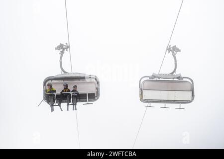 Ski centre Ricky in Orlicke mountains, Rychnov region, Czech Republic ...