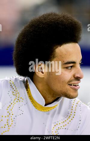 Darian KAPTICH (AUS), during Men Free Skating, at the ISU Four ...