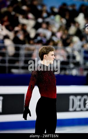 Conrad ORZEL (CAN), during Men Short Program, at the ISU Four ...