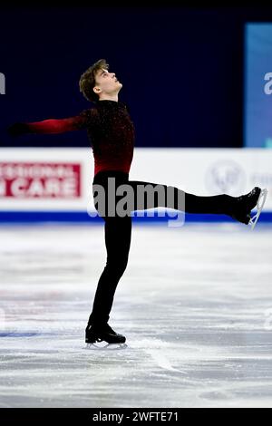 Conrad ORZEL (CAN), during Men Short Program, at the ISU World Figure ...