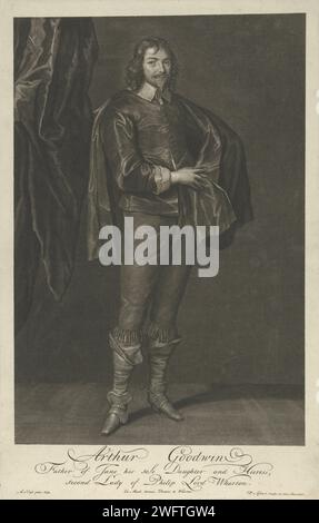 Portrait of Arthur Goodwin. Arthur Goodwin, Member of Parliament for ...