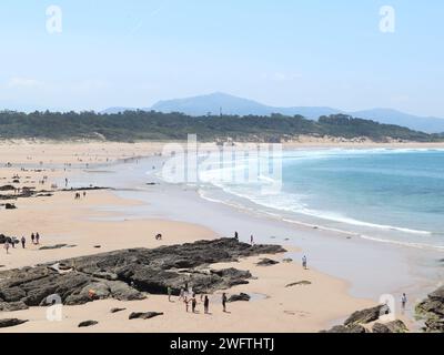 Surf day at beach Somo Cantabria Spain Stock Photo - Alamy