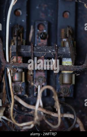 Electrical metal box wiring for interior wall in under construction ...