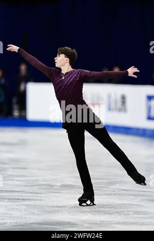 Maxim NAUMOV (USA), during Men Short Program, at the ISU Four ...