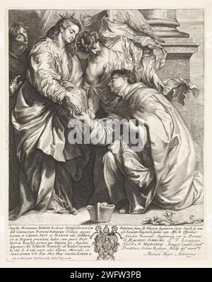 Visioen by H. Hermann Joseph, Paulus Pontius, After Anthony Van Dyck ...