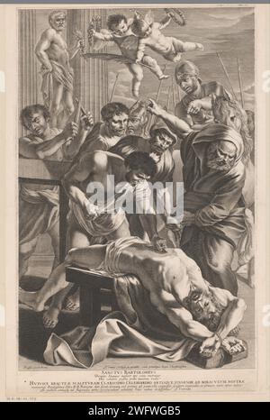 Martyrdom of Saint Bartholomeus, Jean Couvay, After Nicolas Poussin ...