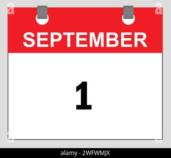 September 7 Calendar Date Icon Stock Vector Image & Art - Alamy