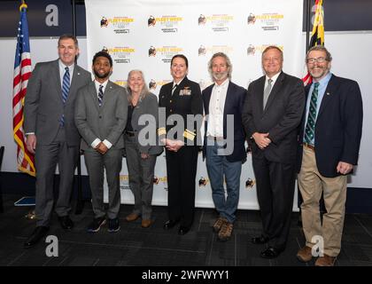 BALTIMORE (January 24, 2024) - Rear Admiral Nancy Lacore, commandant ...