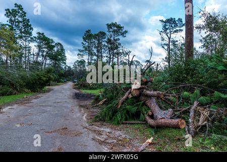 Perry, Fla. (Sept. 1, 2023) - Damage from Hurricane Idalia Stock Photo ...