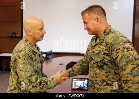 Navy Admiral James Kilby, left, and Marine Corps Gen. Christopher ...