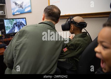 Pilot for a Day, Alexander “Freeze” Winters poses for a photo in the ...