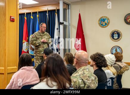 Maj. Gen. James P. Isenhower III, the Commanding General of 1st Armored ...