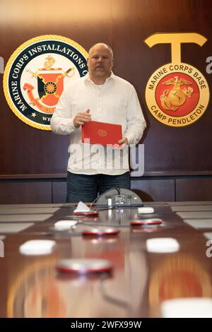 Clint Westrich, the critical facilities branch manager for Marine Corps ...