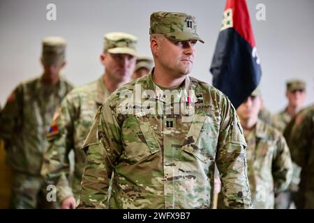 Capt. Evan G. Kraemer assigned to Headquarters and Headquarters Company, 588th Brigade Engineer ...