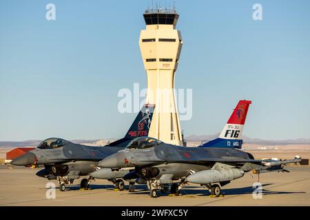 The 412th Test Wing unveiled two F-16s assigned to the 416th Flight ...