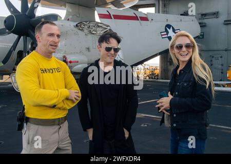 PHILIPPINE SEA (Jan. 20, 2024) Seaman Antonio Ruiz, from San Diego ...