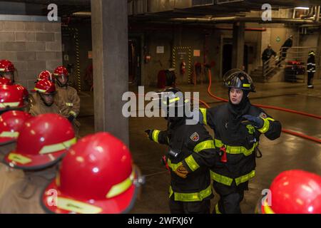 GREAT LAKES, Il. (January 10, 2024) Chief Hull Technician Heath Kornack ...