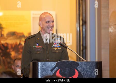 Army Brig. Gen. Jason Benson, the Assistant Division Commander ...