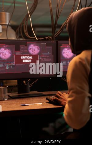 Computer screen shot: Malware warning from Google Chrome Stock Photo ...