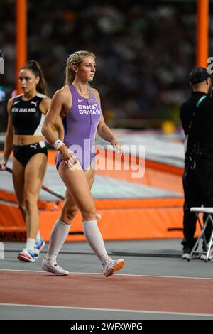 Molly CAUDERY participating in the Pole Vault at the World Athletics ...