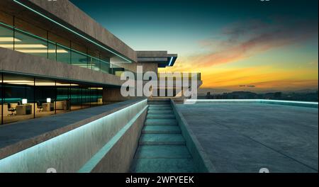 Contemporary square shape design modern Architecture building exterior ...