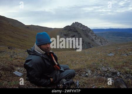 photographer Steven Kazlowski on Mount Margaret, Denali National Park ...
