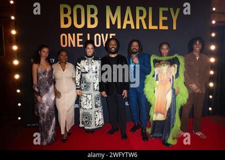 Orly Marley and Ziggy Marley attending the Bob Marley One Love Premiere ...