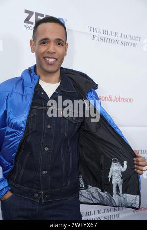 Louis Finley attends the Blue Jacket Fashion Show first annual Blue ...