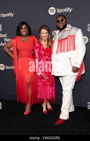 Dustee Jenkins attends the arrivals of Spotify’s 2024 Best New Artist ...