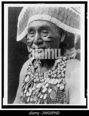 Hupa - jumping dance costume, c1923. Photograph shows man wearing ...