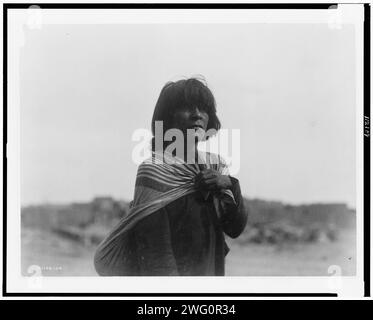 The farmer, c1905. Half-length portrait of Hopi man Stock Photo - Alamy