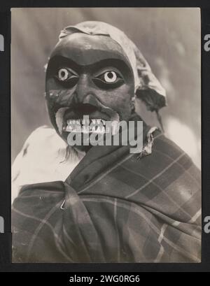 Mask of the octopus hunter-Qagyuhl, c1914. Ceremonial mask worn by a ...