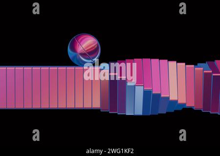 Oddly satisfying ball motion on a seamless looping background, designed ...