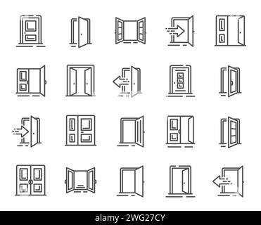 Emergency room enter icon outline vector. Clinic office. Nurse care ...