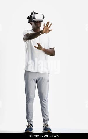 Handsome man wearing glasses showing and pointing up with fingers ...