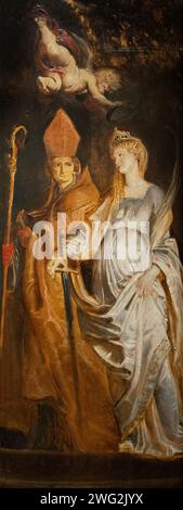 Peter Paul Rubens, Oil Sketch for the High Altarpiece, St Bavo, Ghent, oil on canvas, National ...