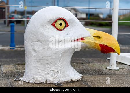Seagull, part of Bird Heads by Andrew Burton, part of the Bord Waalk ...