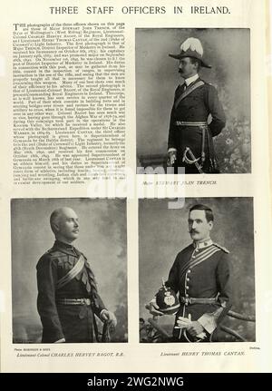 An old engraving of British Army uniforms of the mid-1800s. It is from ...