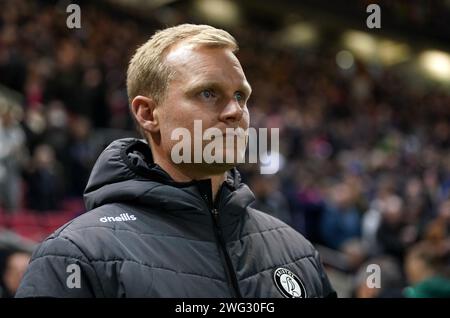 Bristol City manager Liam Manning during the Sky Bet Championship match ...