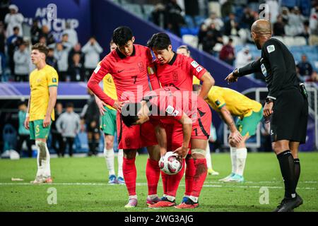 Hwang Hee-Chan of Korea Republic controls the ball during a FIFA Men’s ...