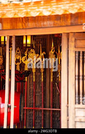 Ancient Vietnamese weapon in Grand World Phu Quoc Stock Photo - Alamy