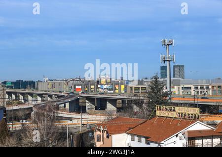 New Belgrade highways. Serbia Stock Photo - Alamy