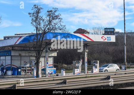 NIS Petrol gas station. Belgrade, Serbia Stock Photo - Alamy