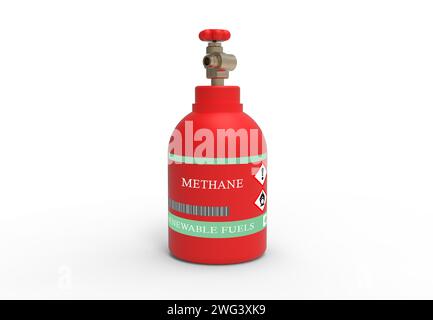Canister of methane gas Stock Photo - Alamy