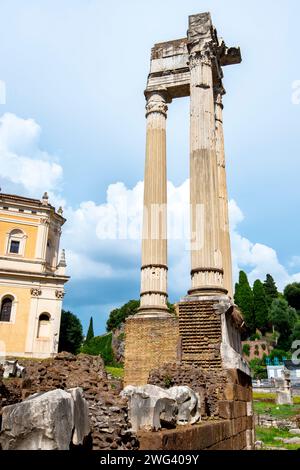 Temples of Apollo Sosiano and Bellona - Rome - Italy Stock Photo - Alamy