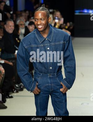 Carlos Greer walks The Blue Jacket Show for Zero Prostate Cancer at ...