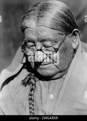 Henry-Wichita, c1927. Henry, a Wichita Indian man, head-and-shoulders ...