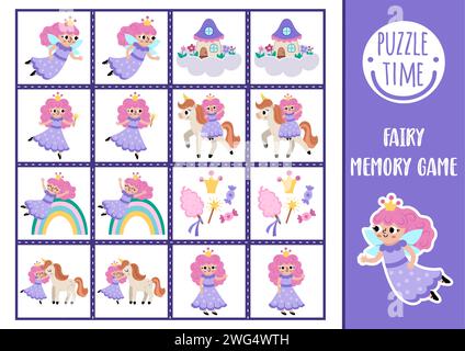 Vector Birthday memory game cards with traditional holiday symbols ...