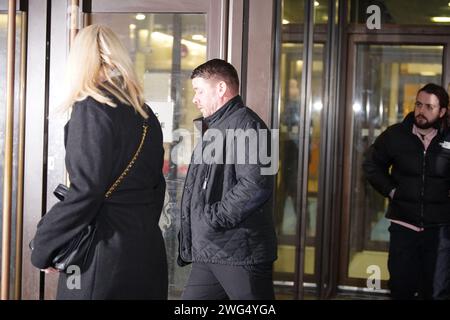 Peter Spooner, father of Brianna Ghey arrives at Manchester Crown Court ...